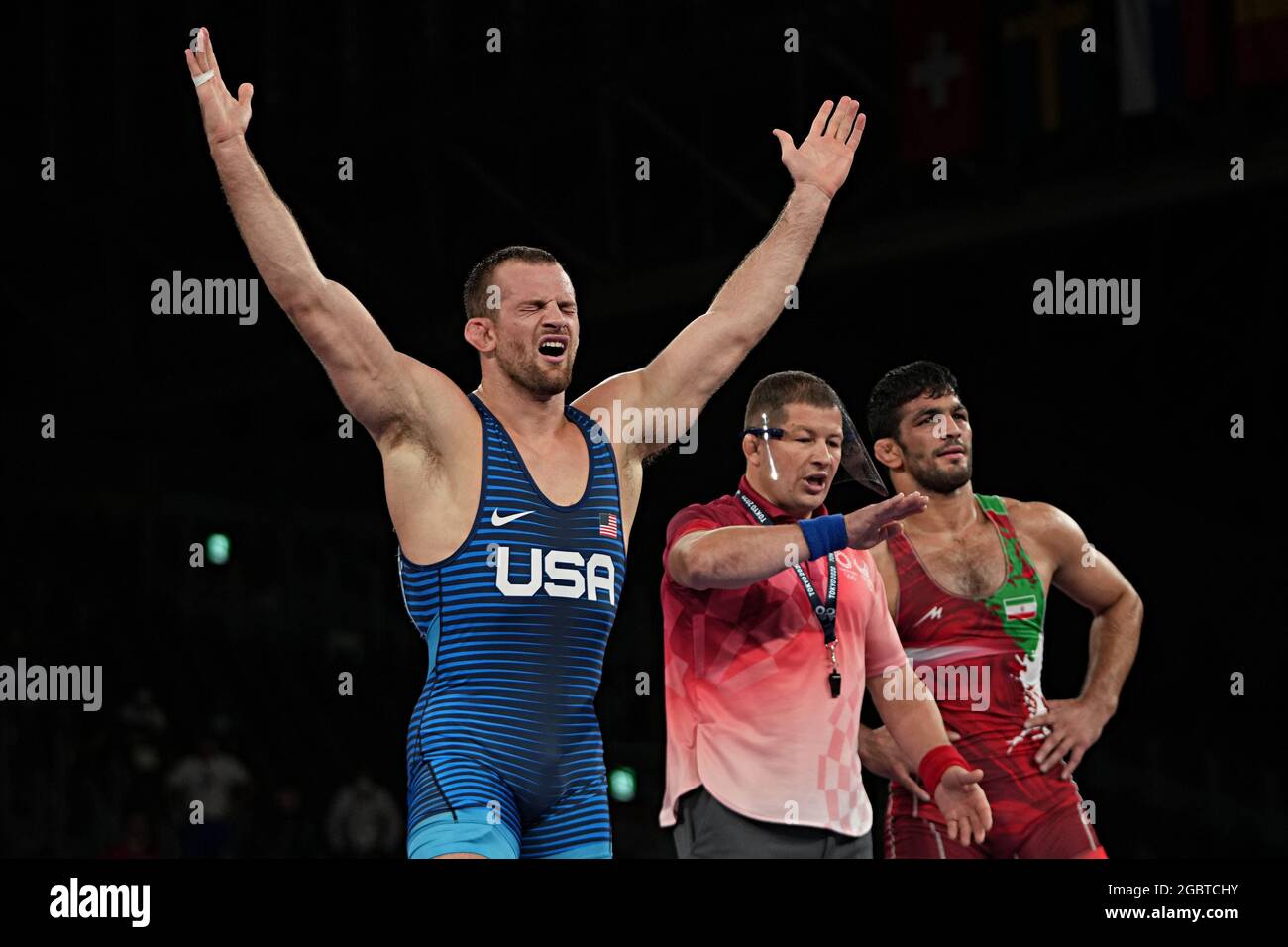 David taylor wrestling hi-res stock photography and images - Alamy