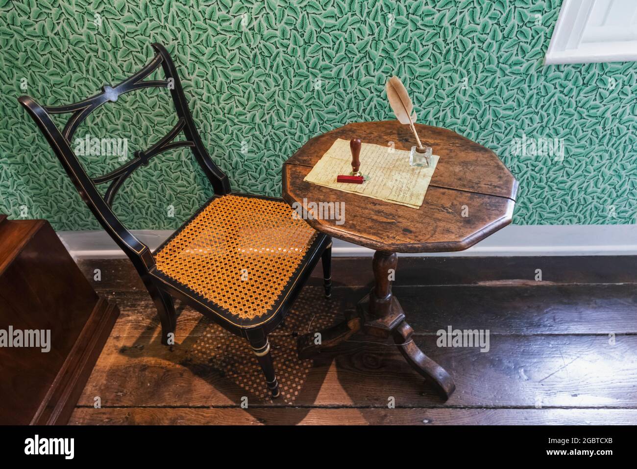 England, Hampshire, Alton, Chawton, Jane Austen's House, Jane Austen's ...