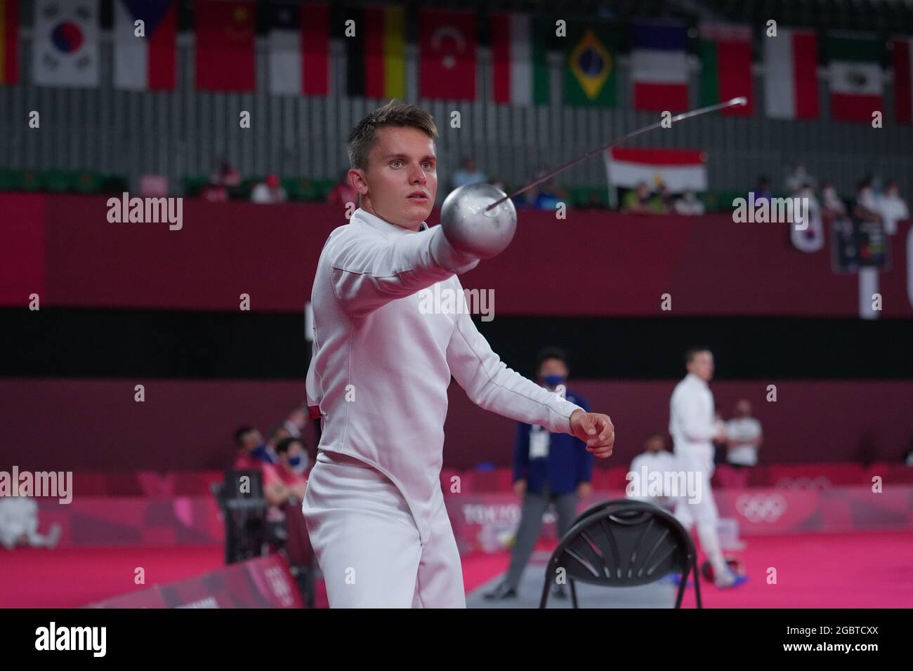 Tokyo, Japan. 05th Aug, 2021. Czech Martin Vlach during the fencing ...