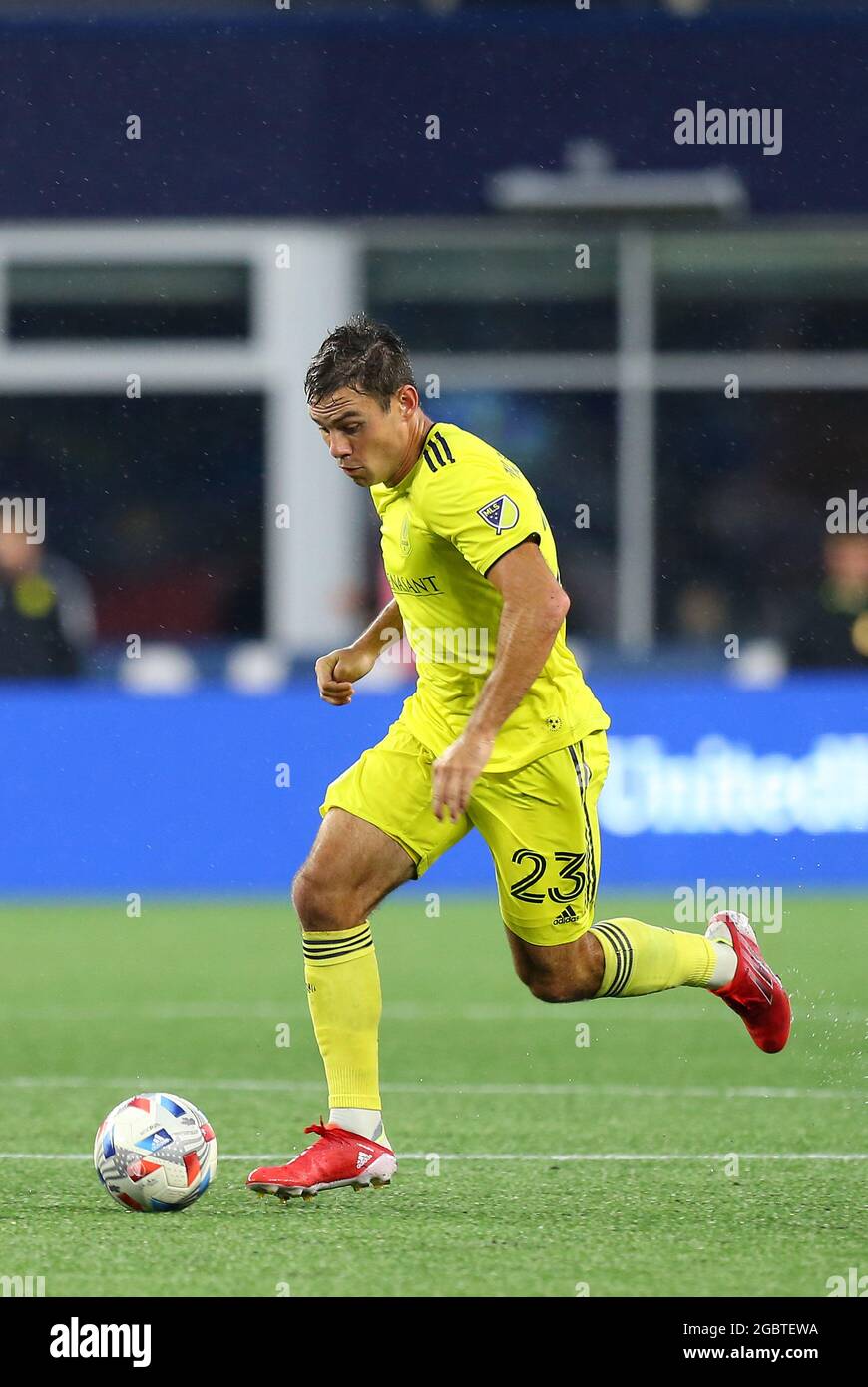 August 4, 2021; Foxborough, MA, USA; Nashville SC defender Taylor ...