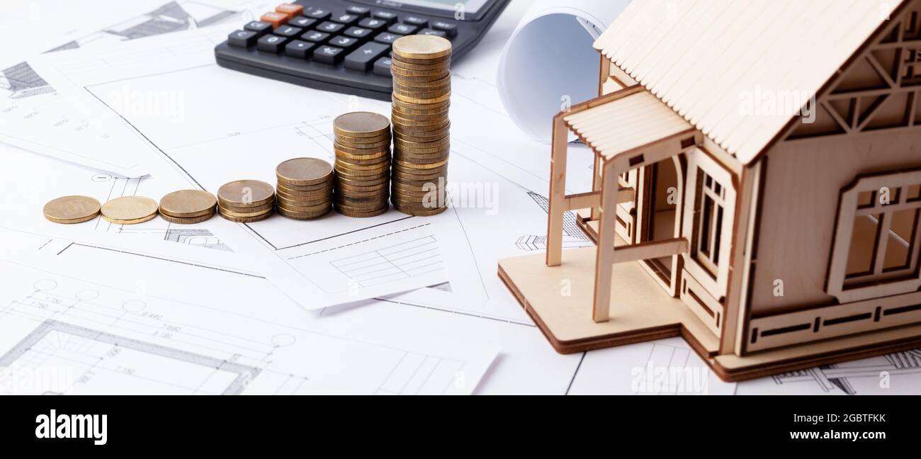 rising design prices, rising construction prices. Copy space Stock ...