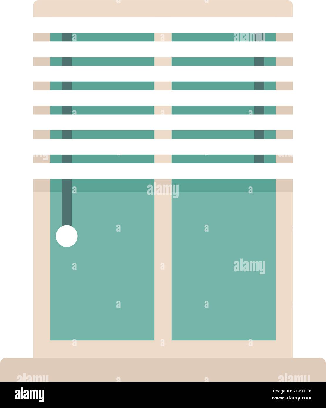 Window installation icon. Flat illustration of window installation ...