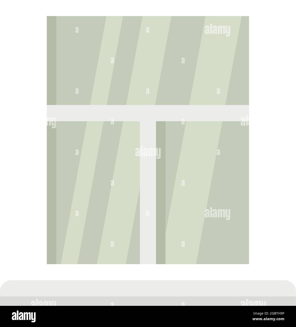 Shiny new window icon. Flat illustration of shiny new window vector ...