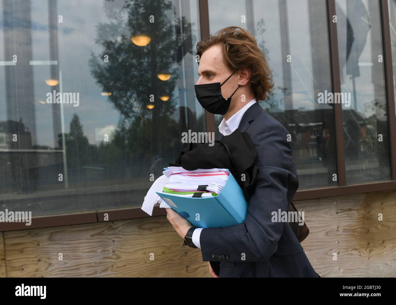 Lawyer Tom van overbeke is pictured after a session in the case of ...