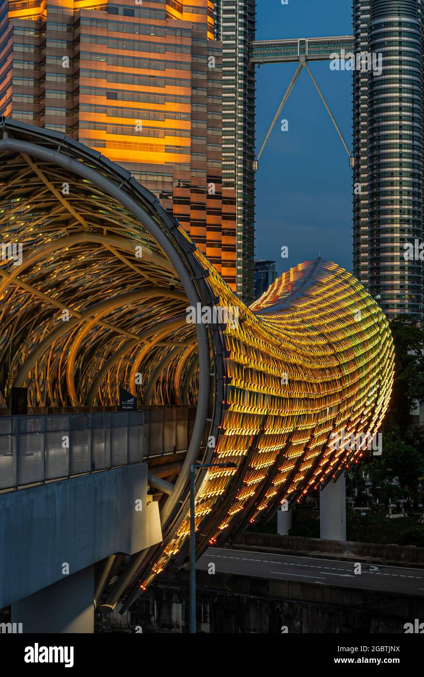 Saloma Bridge, Kuala Lumpur Stock Photo - Alamy