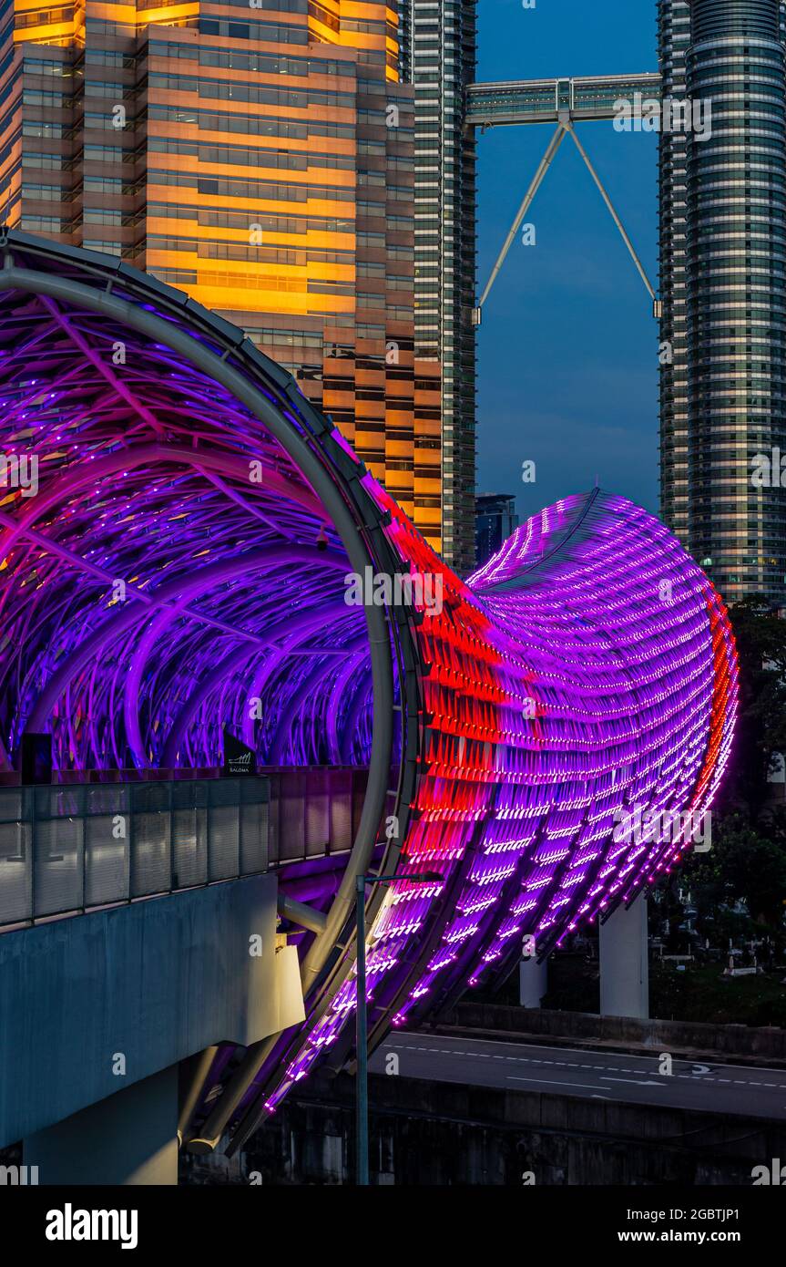 Saloma Bridge, Kuala Lumpur Stock Photo - Alamy