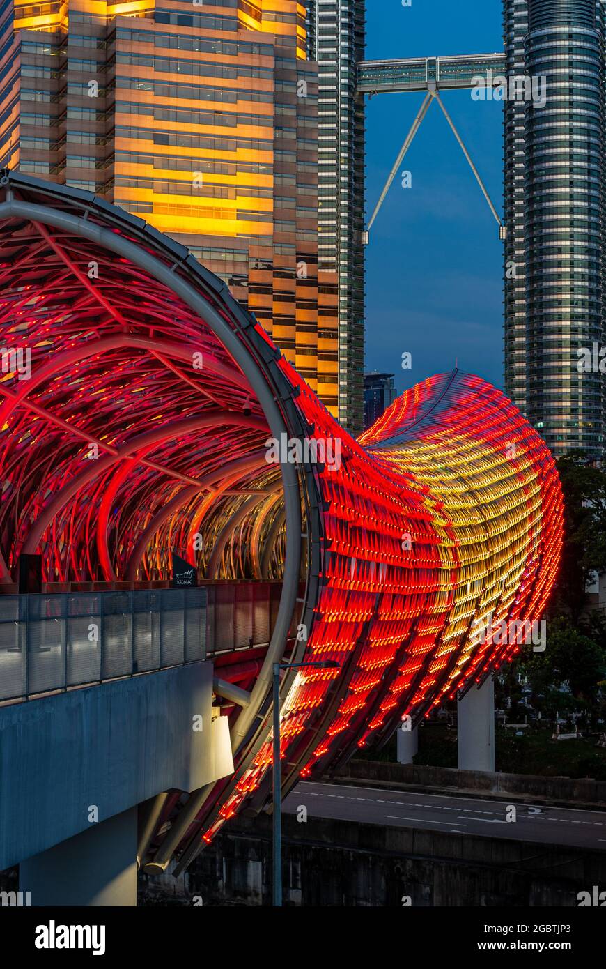 Saloma Bridge, Kuala Lumpur Stock Photo - Alamy