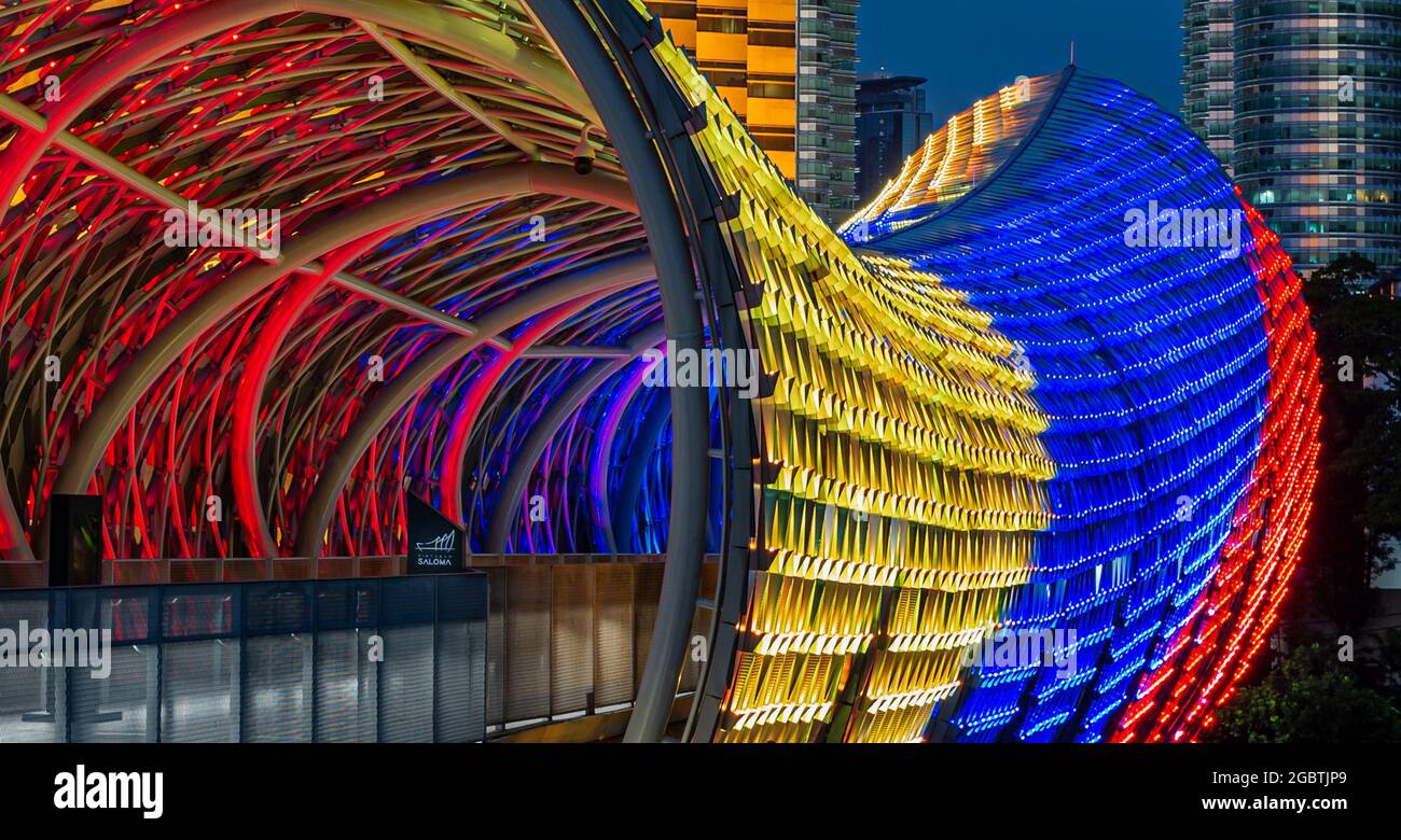 Saloma Bridge, Kuala Lumpur Stock Photo - Alamy