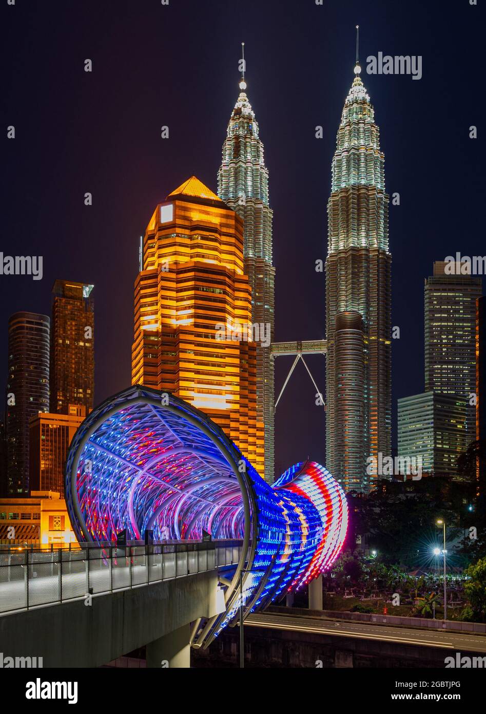 Saloma Bridge, Kuala Lumpur Stock Photo - Alamy