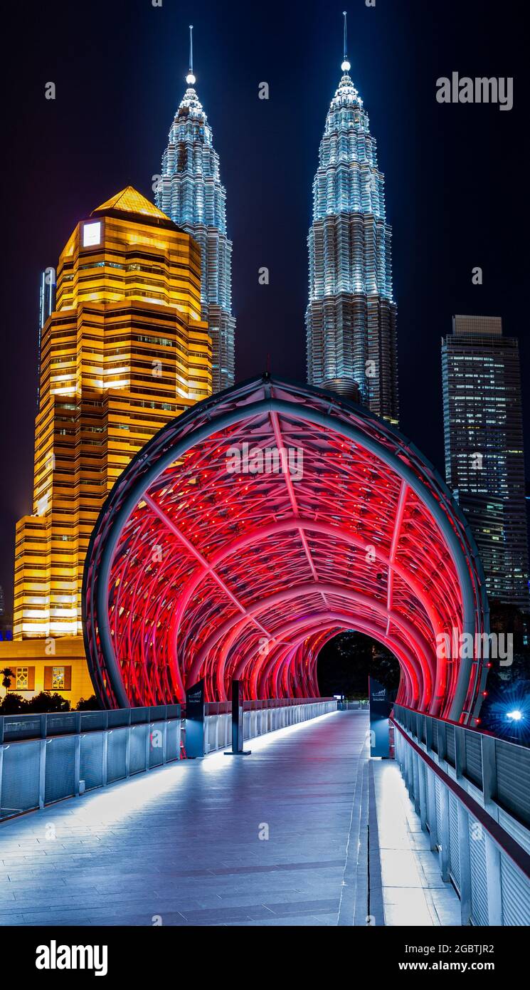 Saloma Bridge, Kuala Lumpur Stock Photo - Alamy