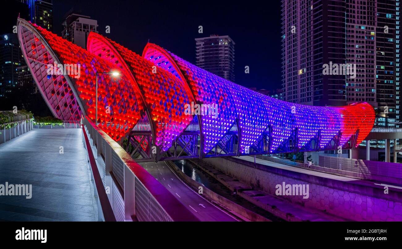 Saloma Bridge, Kuala Lumpur Stock Photo - Alamy