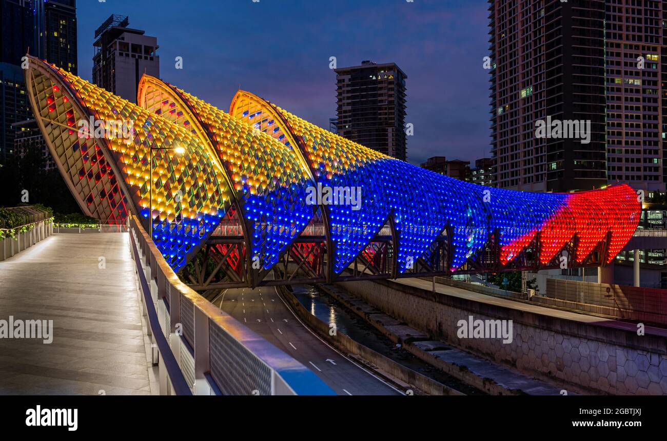Saloma Bridge, Kuala Lumpur Stock Photo - Alamy