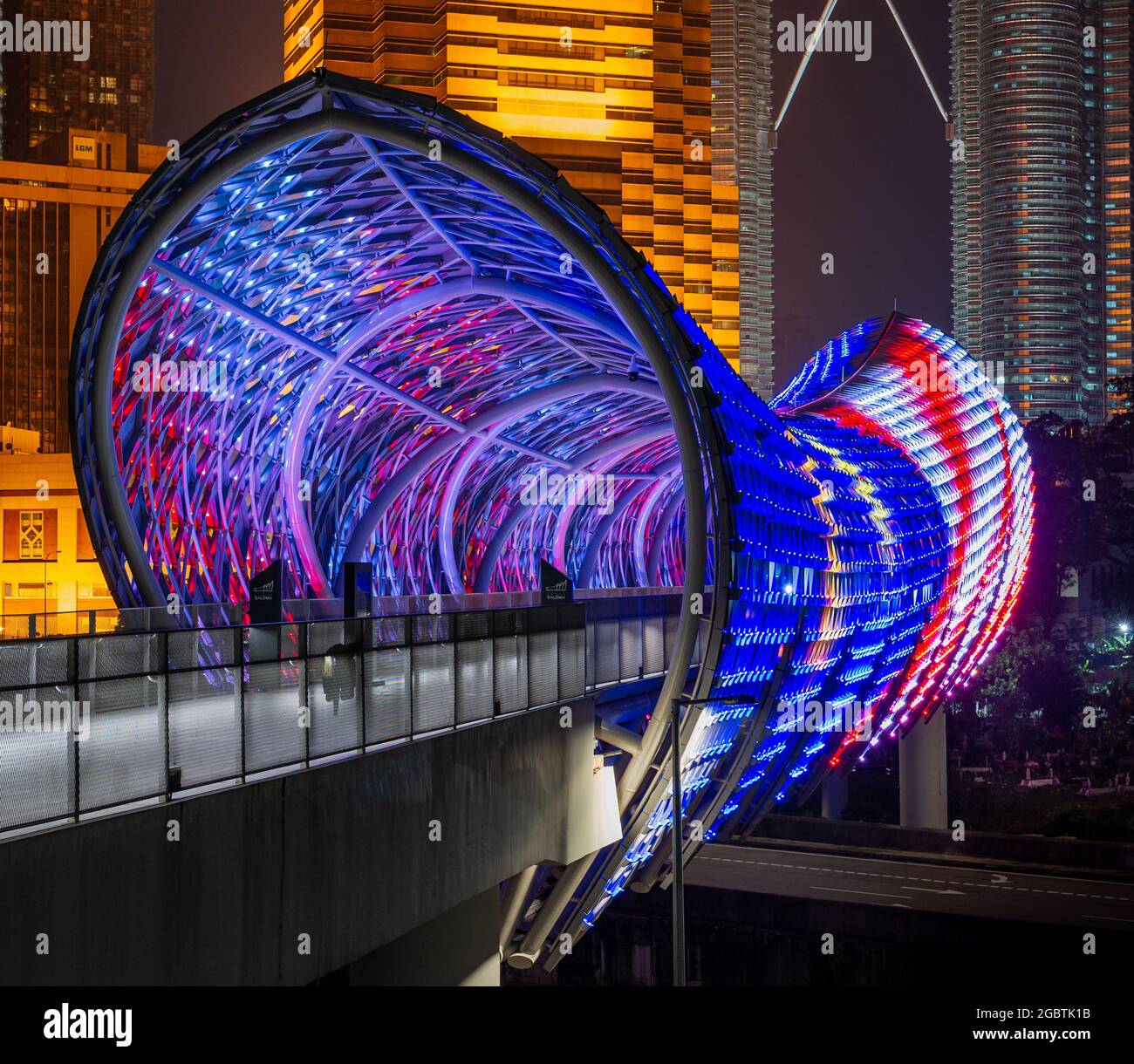 Saloma Bridge, Kuala Lumpur Stock Photo - Alamy