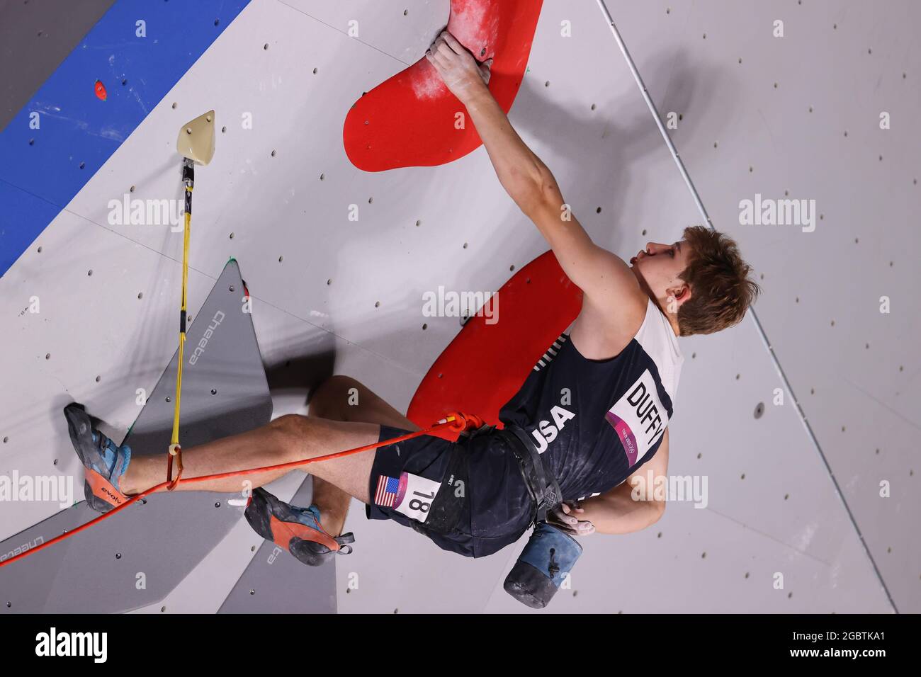 Tokyo, Japan. 5th Aug, 2021. DUFFY Colin (USA) Sport Climbing : Men's ...