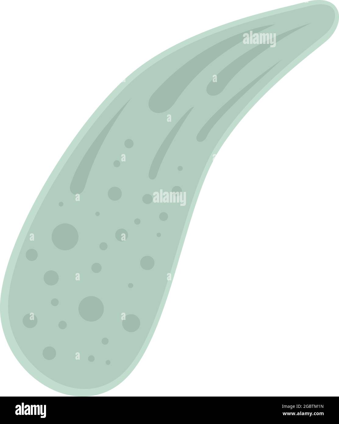 Parasite cell icon. Flat illustration of parasite cell vector icon ...