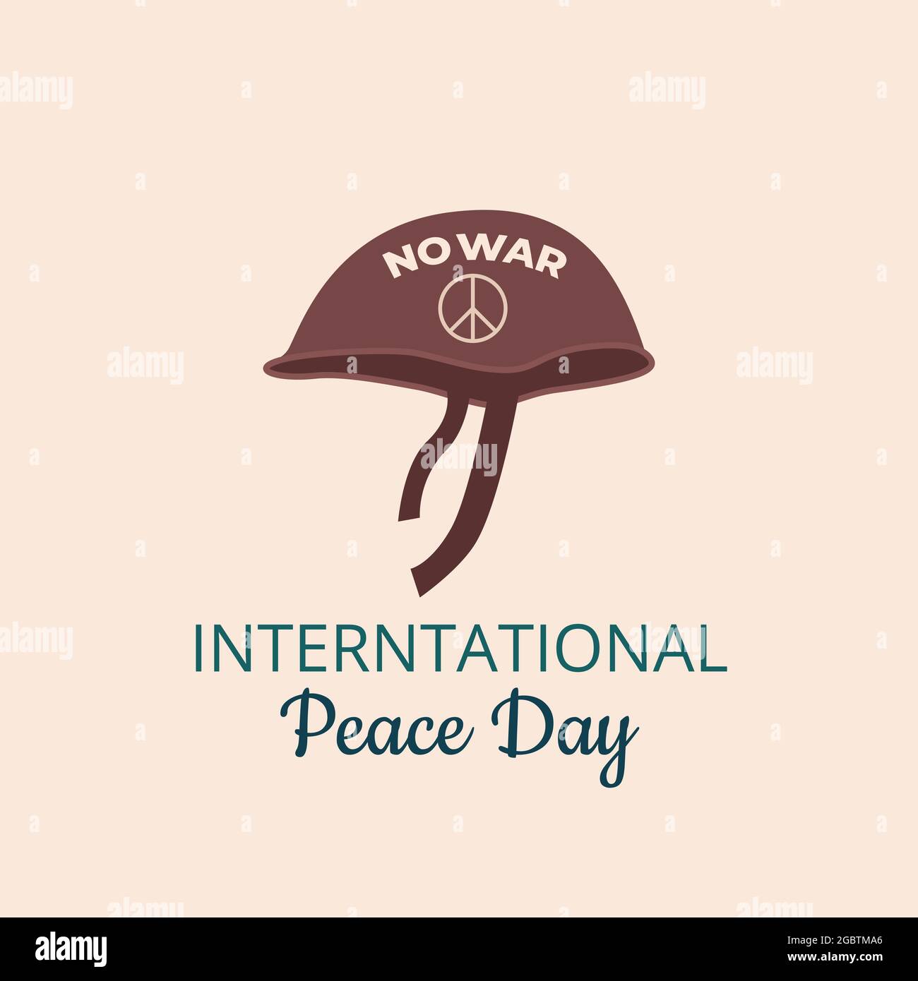 Army helmet with peace sign hi-res stock photography and images - Alamy