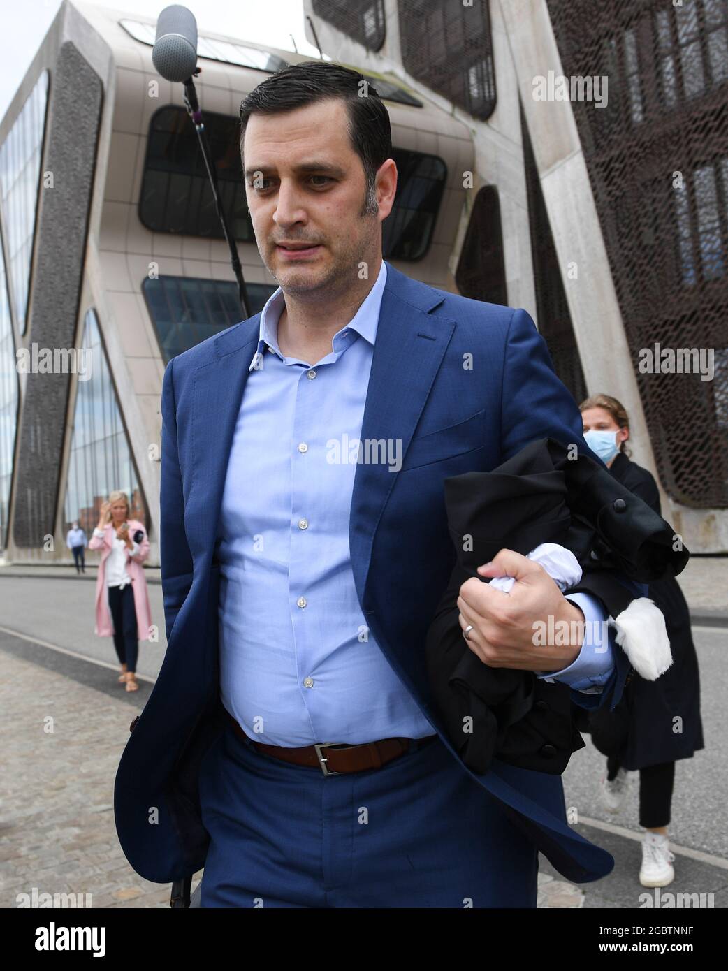 lawyer tom van overbeke leaves the court after a session in the case of ...