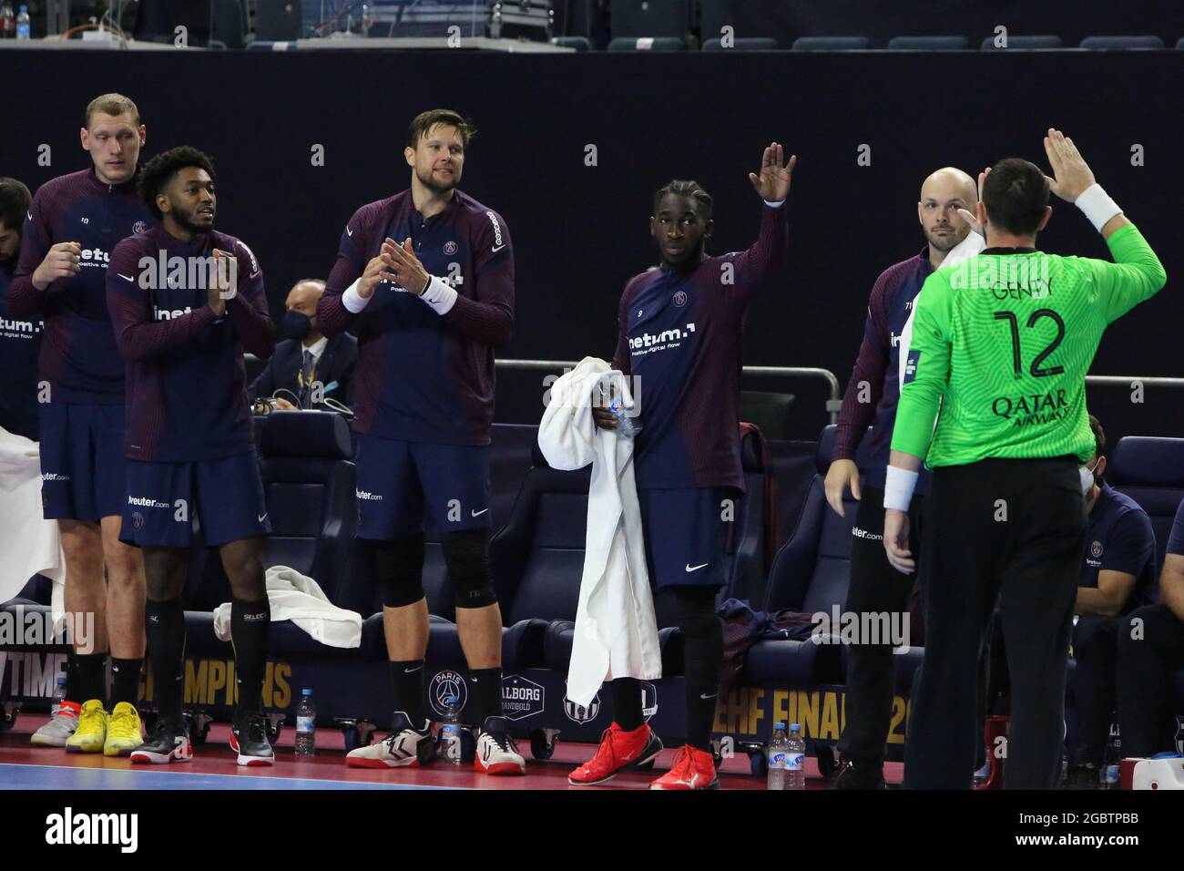 Team Paris Saint Germain during the EHF Champions League Final4 ...