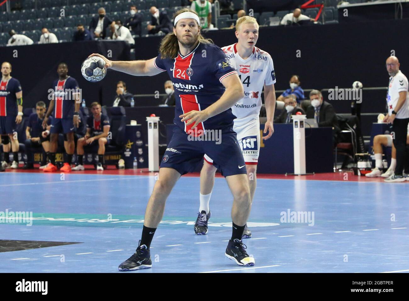 Mikkel Hansen of Paris Saint Germain during the EHF Champions League ...