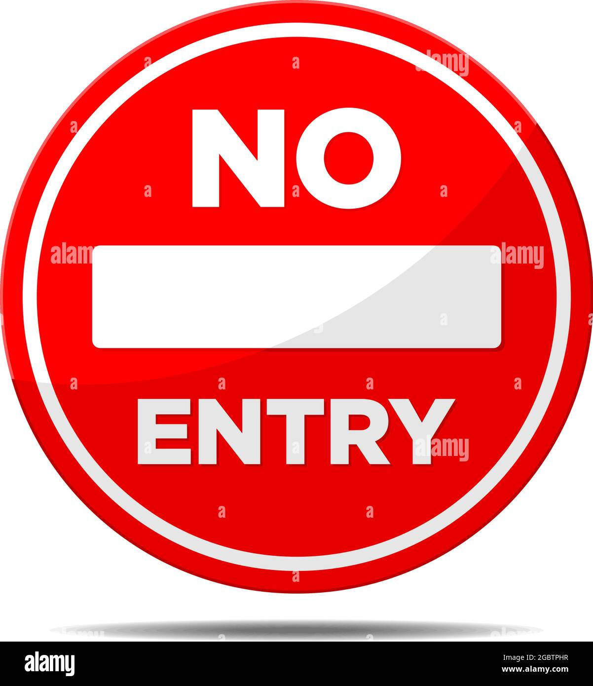 No Entry Sign Vector