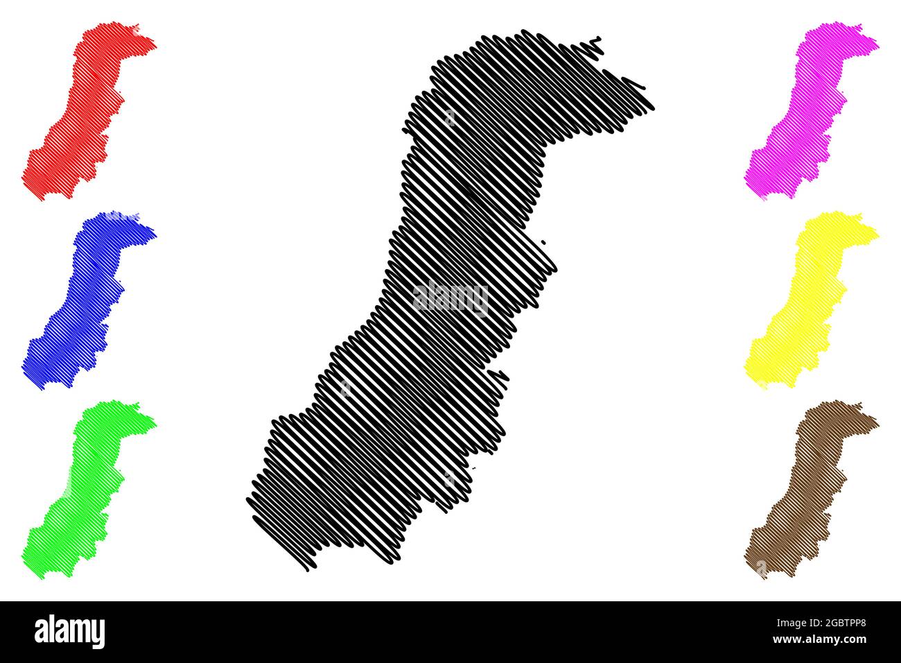 Modena province (Italy, Italian Republic, Emilia-Romagna region) map ...