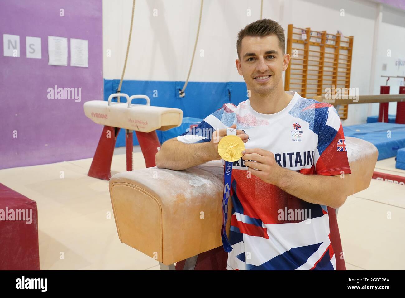 Olympic gold medal gymnast Max Whitlock at South Essex Gymnastics Club ...