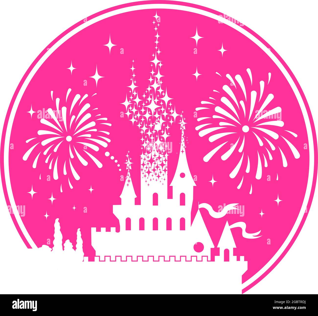 Princess Castle Silhouette