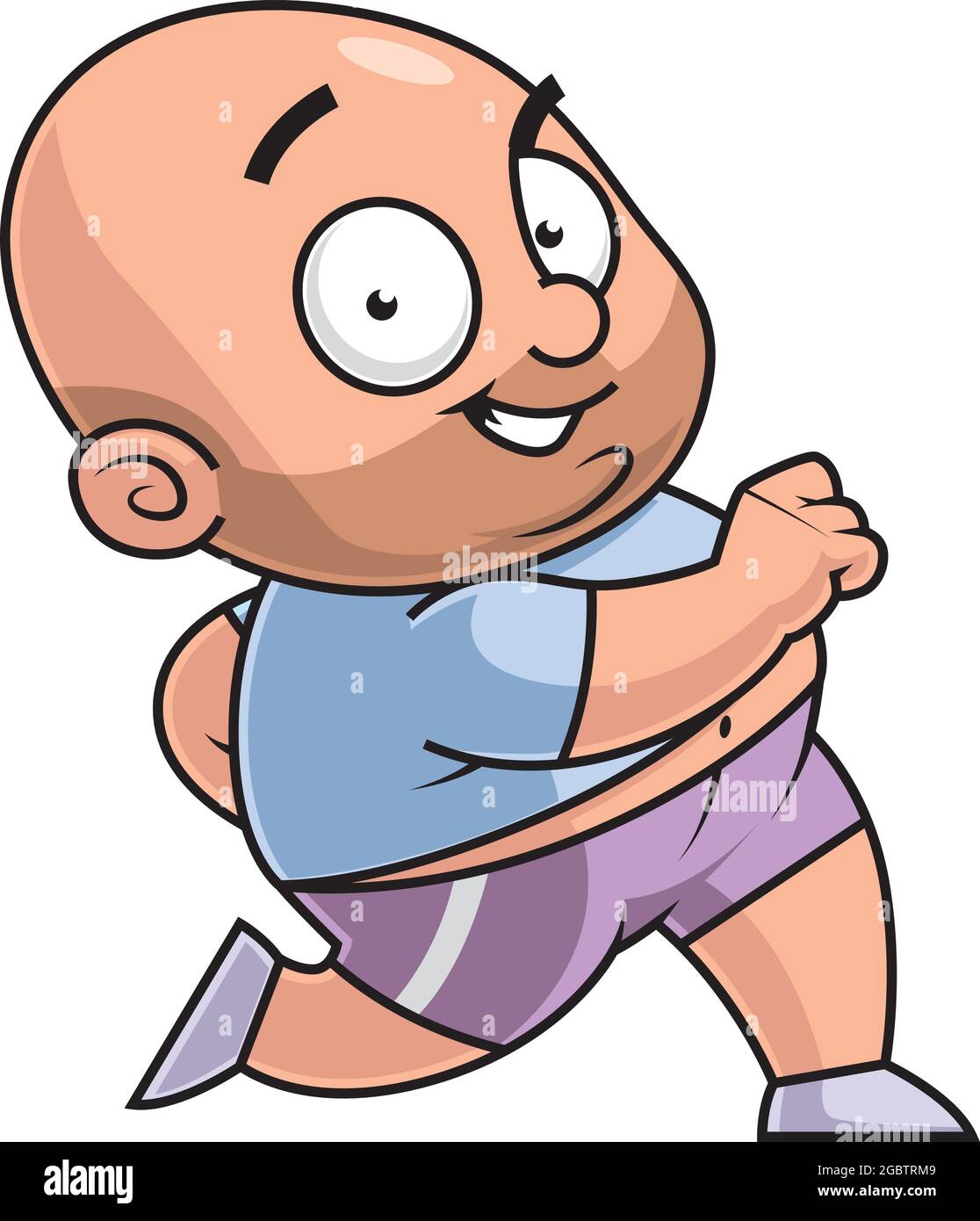 Cartoon illustration of a a man runner Stock Vector Image & Art - Alamy