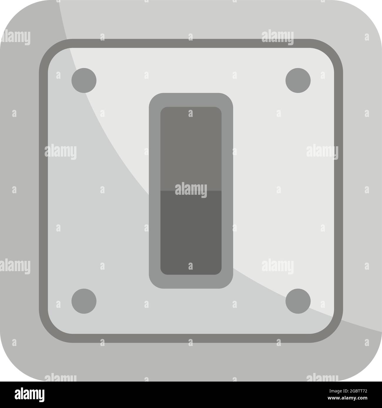 Electric switch icon. Flat illustration of electric switch vector icon ...