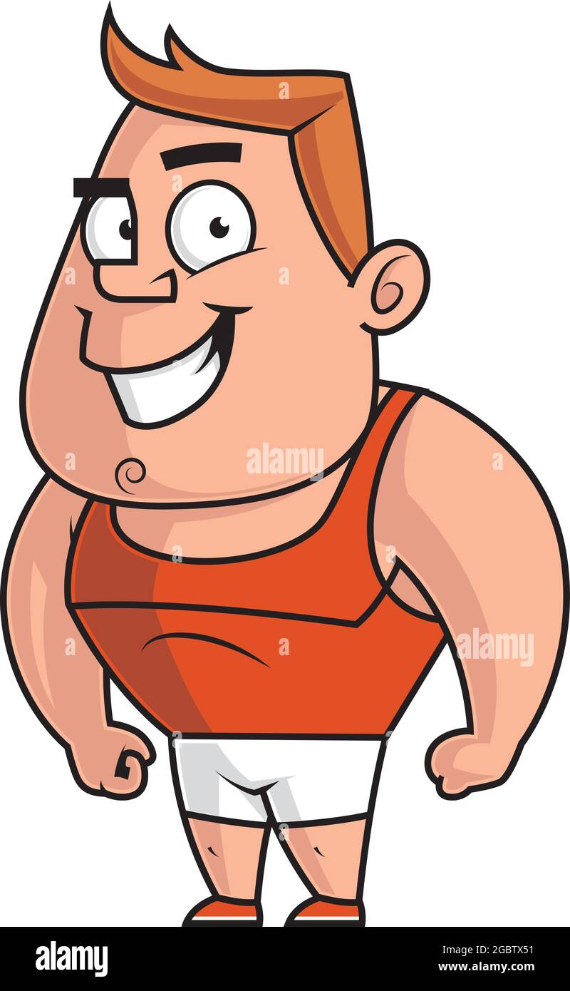 Cartoon character sportsman Stock Vector Image & Art - Alamy