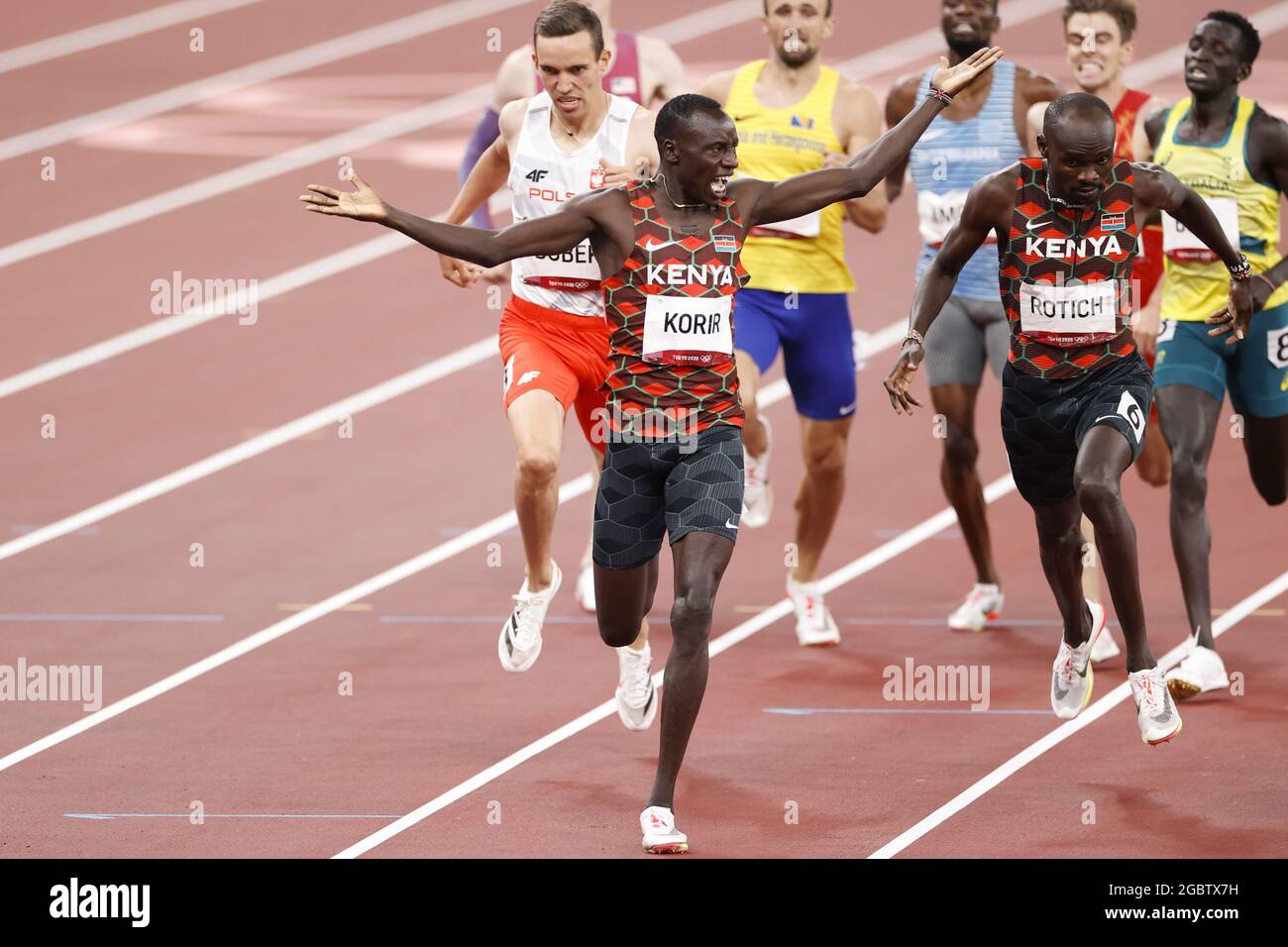 KORIR Emmanuel Kipkurui (KEN) Gold Medal, ROTICH Ferguson Cheruiyot ...