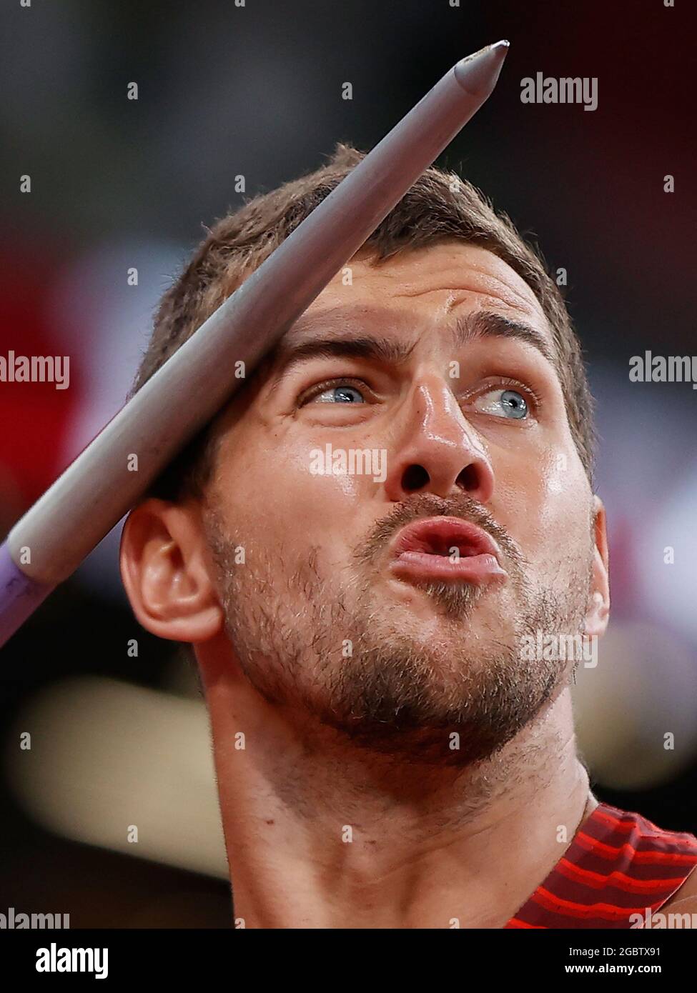 (210805) -- TOKYO, Aug. 5, 2021 (Xinhua) -- Jiri Sykora of Czech ...