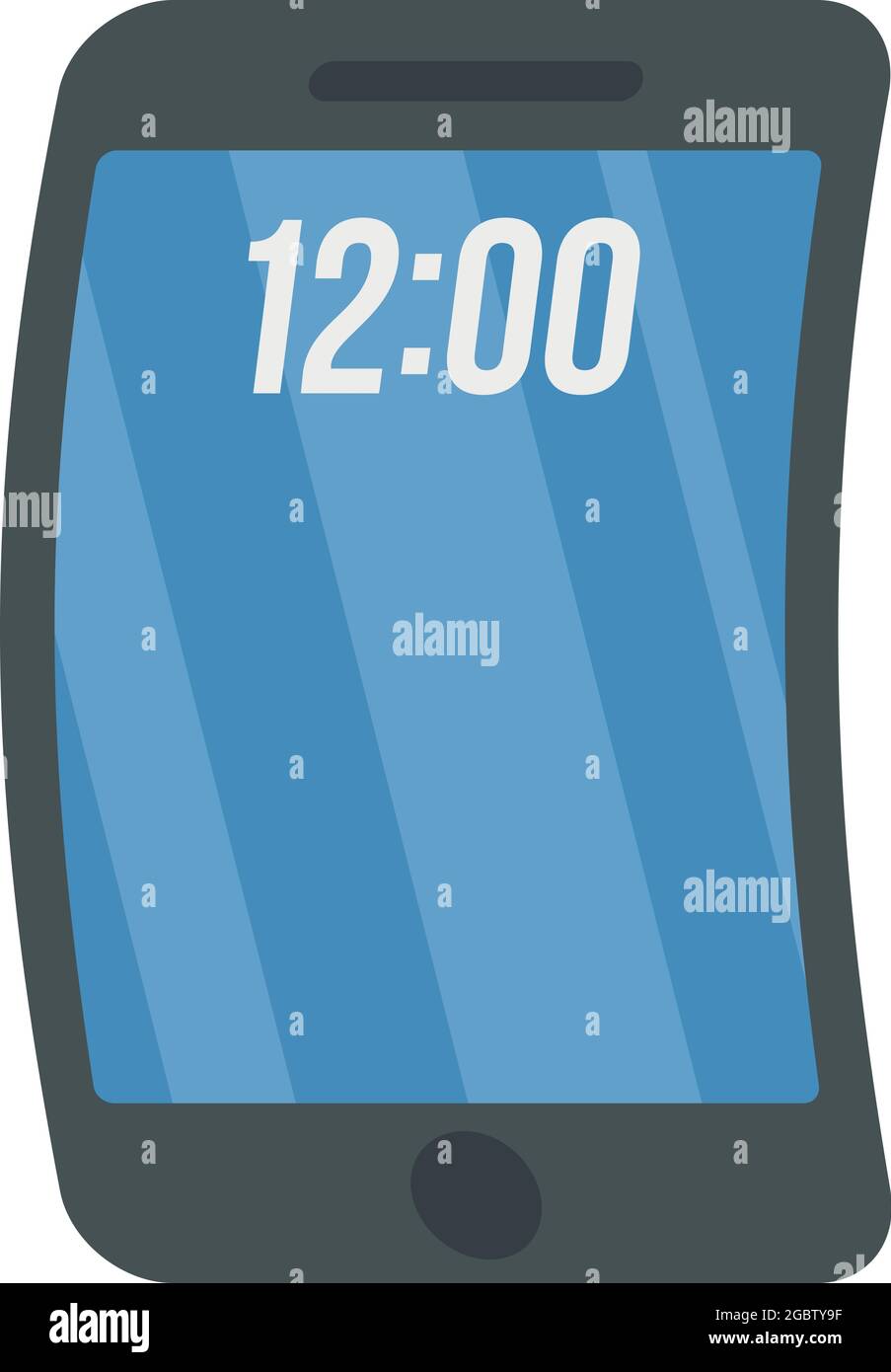 Foldable phone icon. Flat illustration of foldable phone vector icon ...