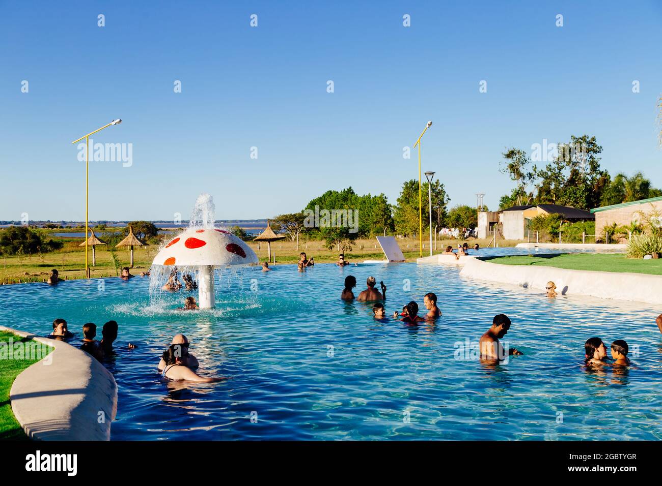FEDERACION, ENTRE RIOS, ARGENTINA - FEBRUARY 25, 2021: View of the one ...