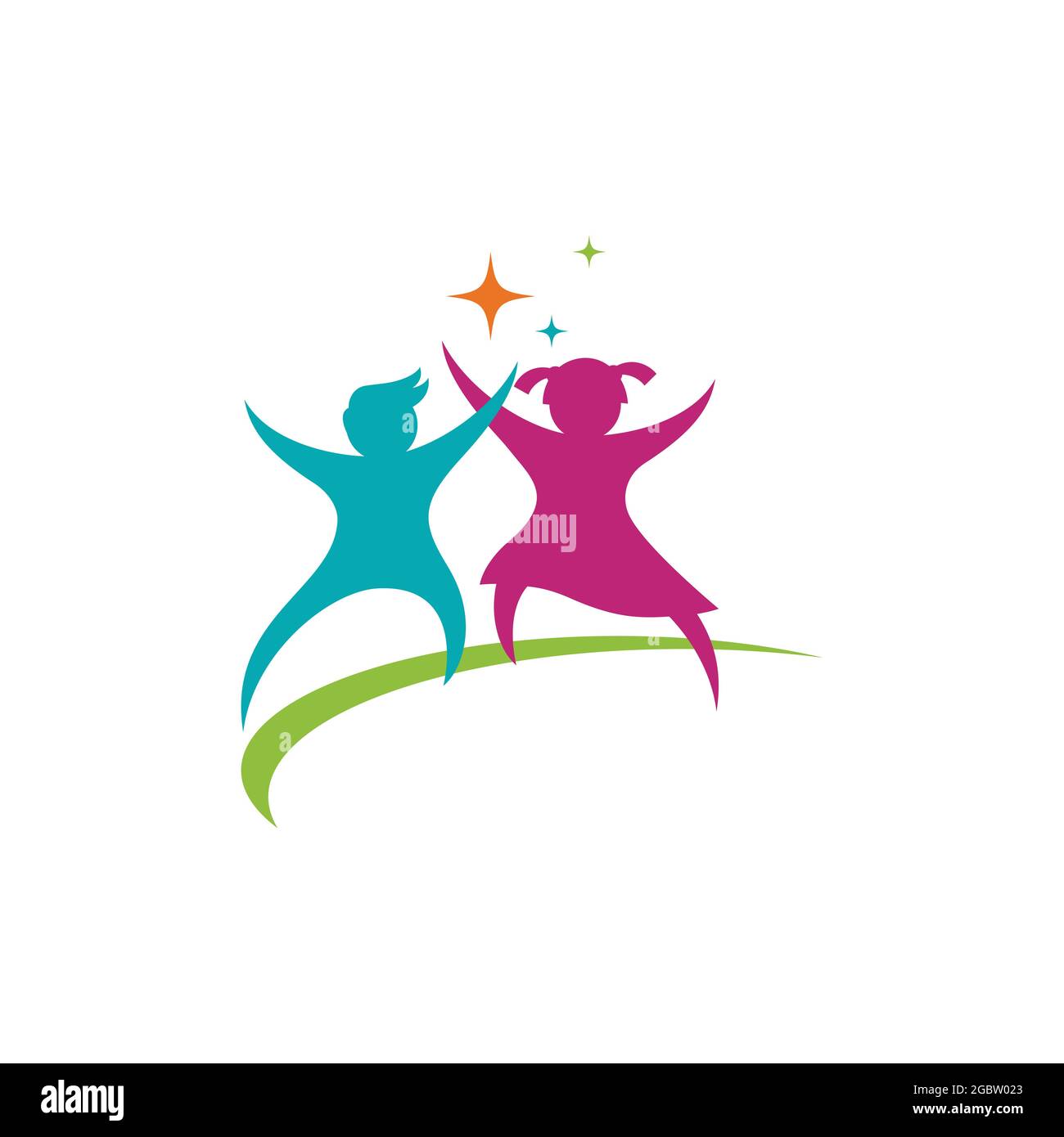 kids concept vector illustration icon design Stock Vector Image & Art ...