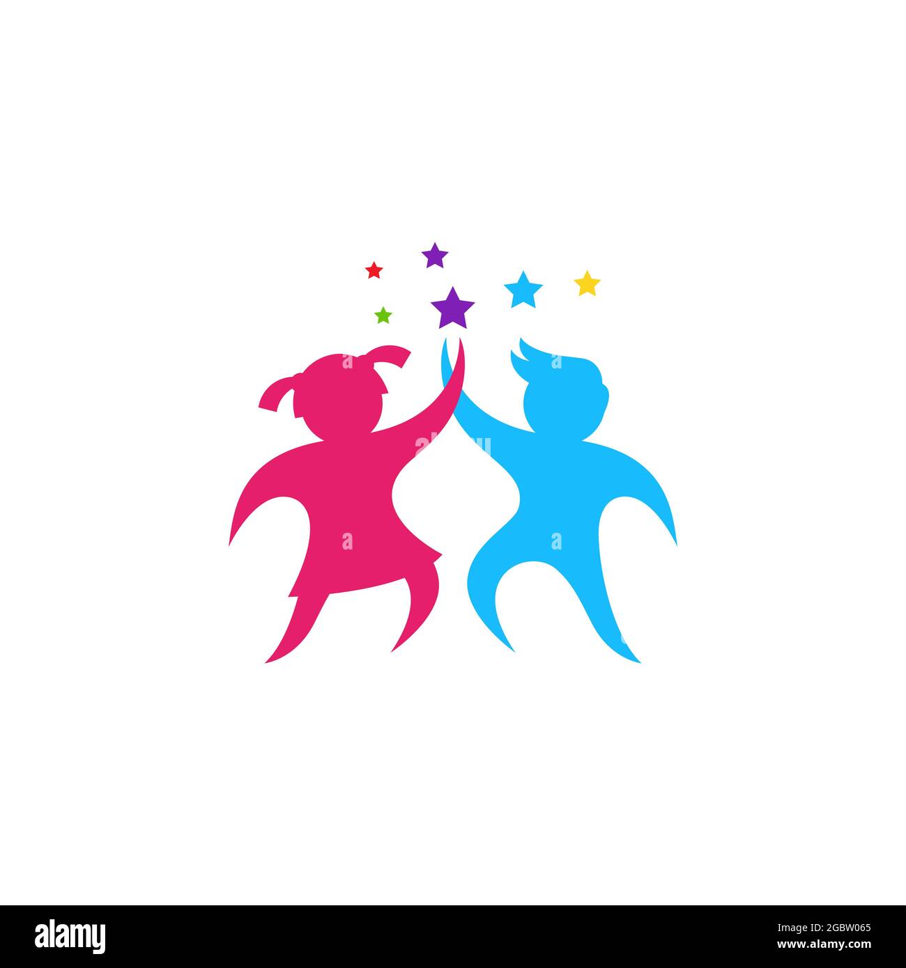 kids concept vector illustration icon design Stock Vector Image & Art ...