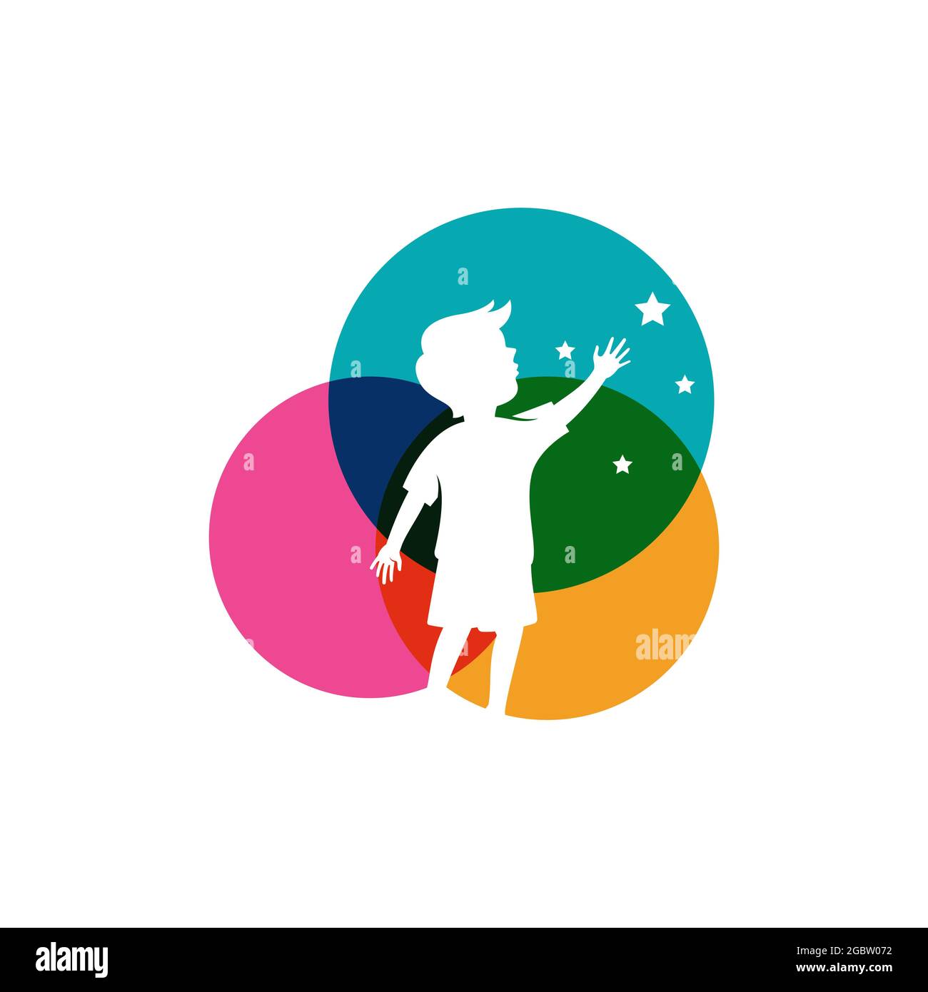 kids concept vector illustration icon design Stock Vector Image & Art ...