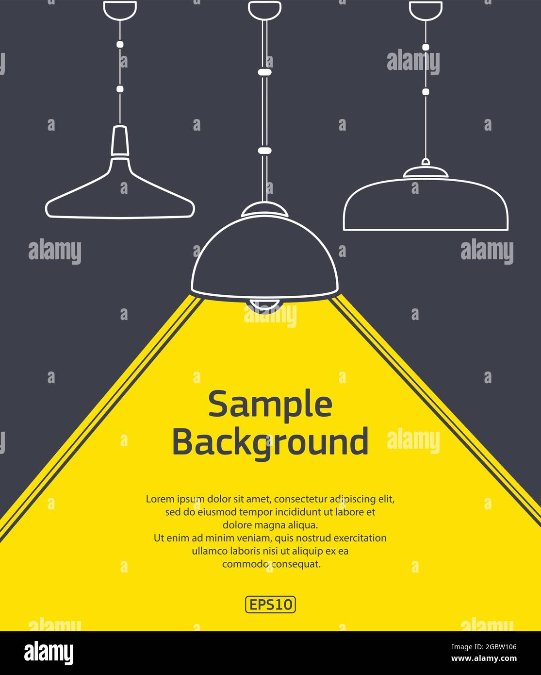 Lightbulb ceiling bulb Stock Vector Images - Alamy