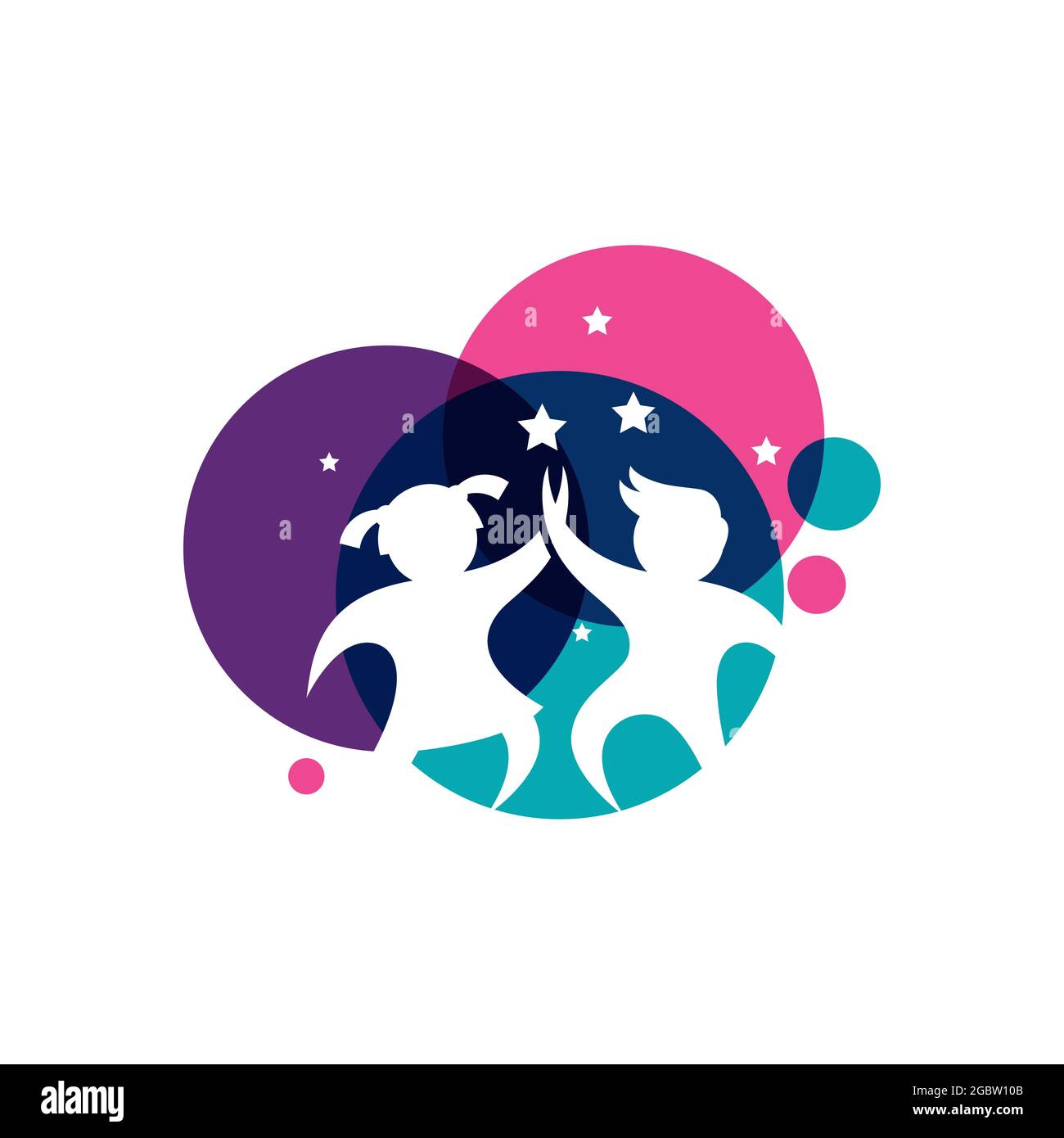 kids concept vector illustration icon design Stock Vector Image & Art ...