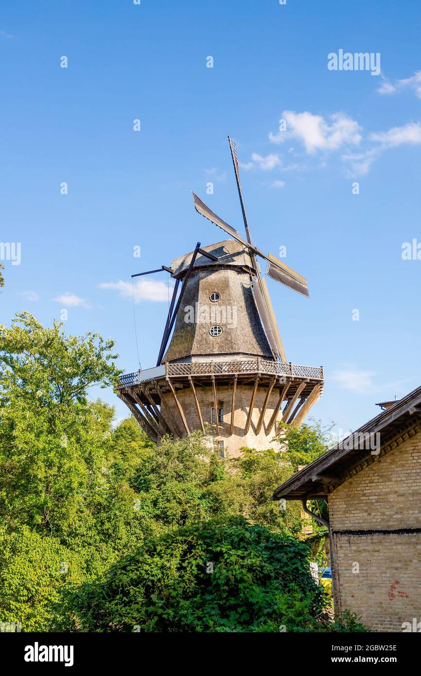 Beautiful windmill in Sanssouci park, Potsdam, Germany Stock Photo - Alamy