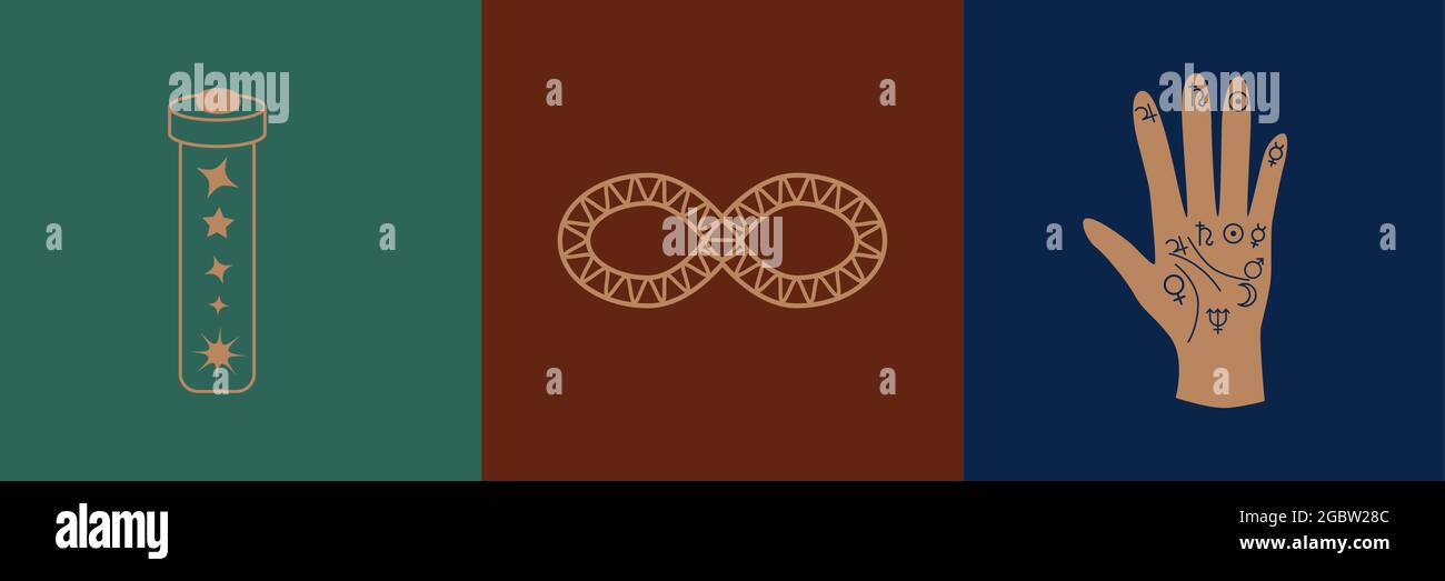 Types of Divination: palmistry, crystal ball, ouija planchette. Witch ...