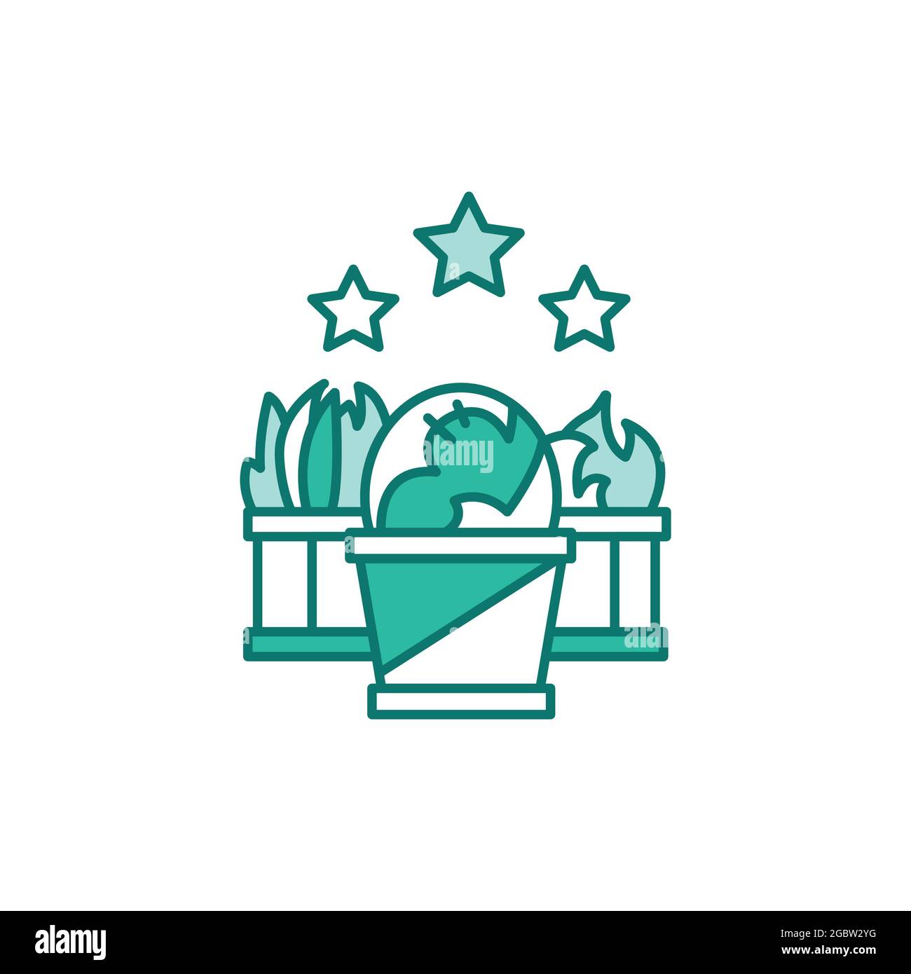 Plant propagation color line icon. Pictogram for web page, mobile app ...