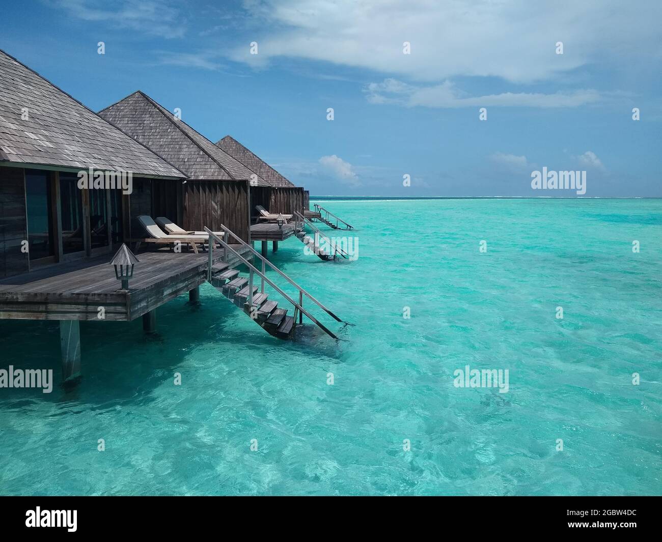 MALE, MALDIVES - Jul 20, 2019: The beautiful view of the water and ...