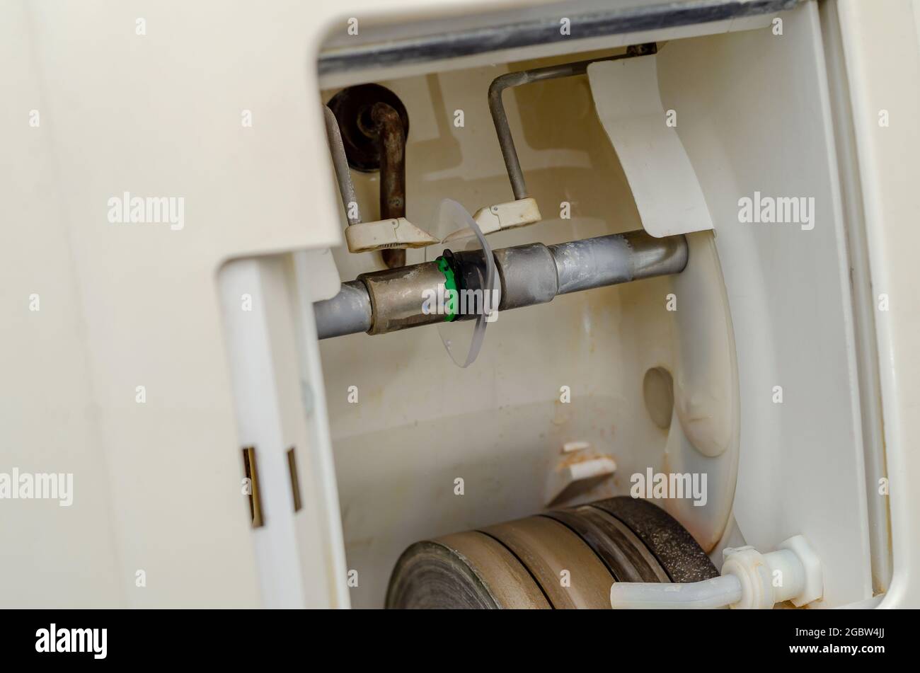 Machine for turning lenses of glasses. Final treatment of the lens on ...