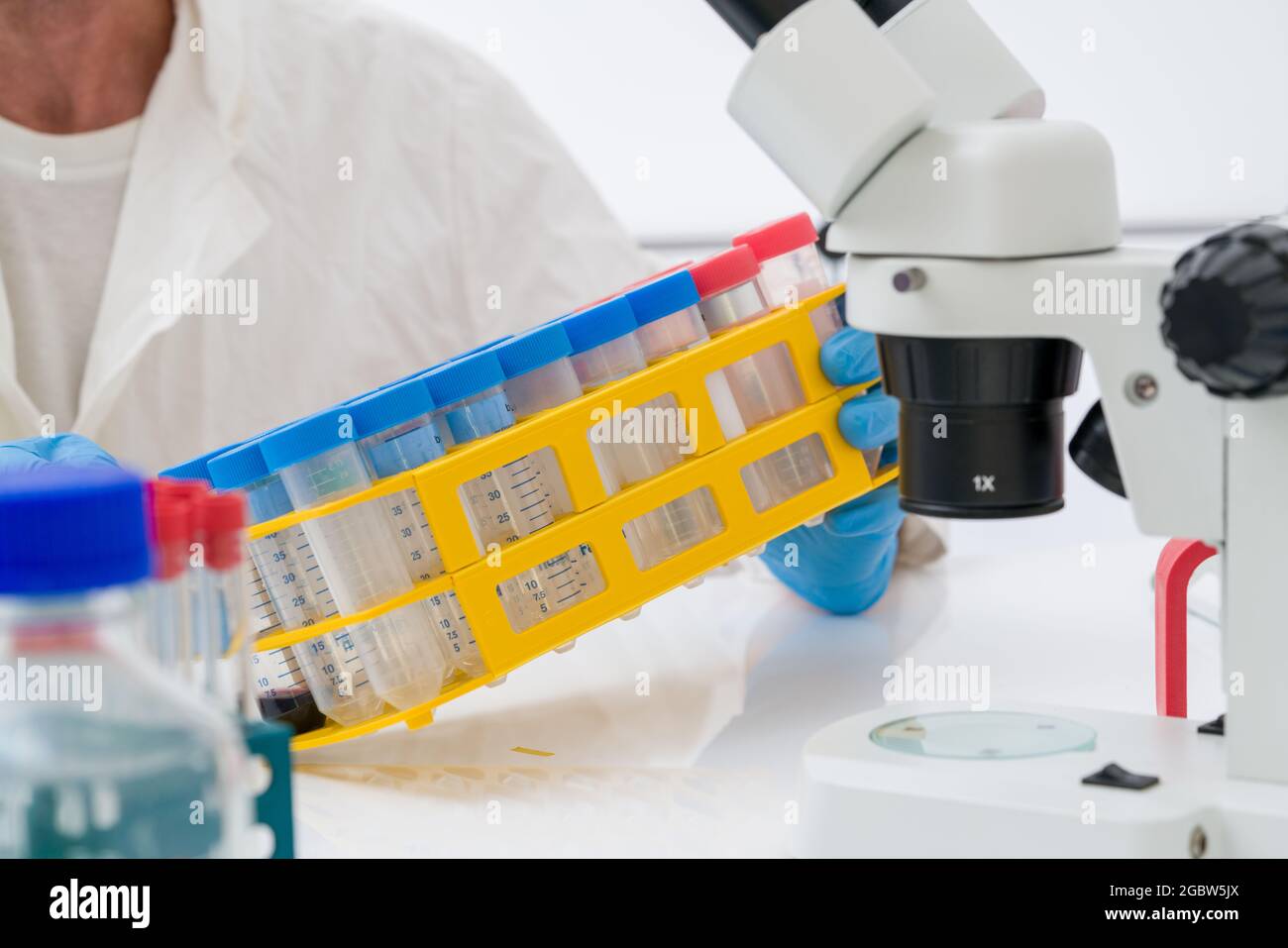 Scientific experiment in the laboratory of biological chemistry. Biochemistry, biophysics, and ...