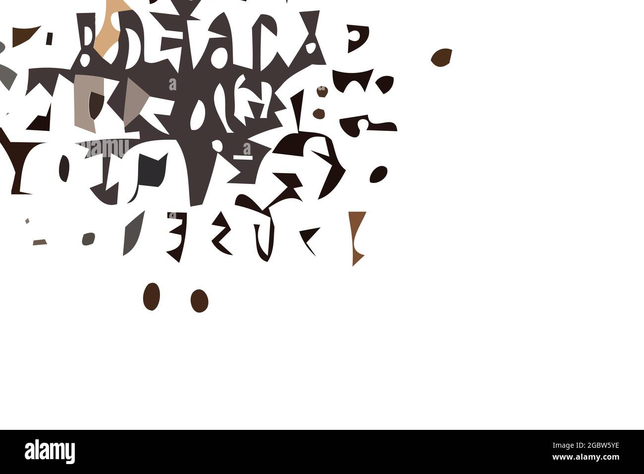 Brown and white background. Abstract vector. Modern geometric design ...