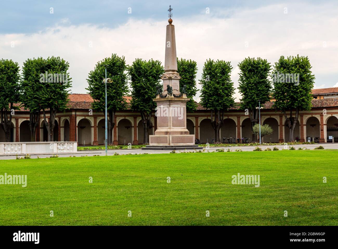 Caravaggio, Bergamo, Italy - Ancient sanctuary, church and park in a ...