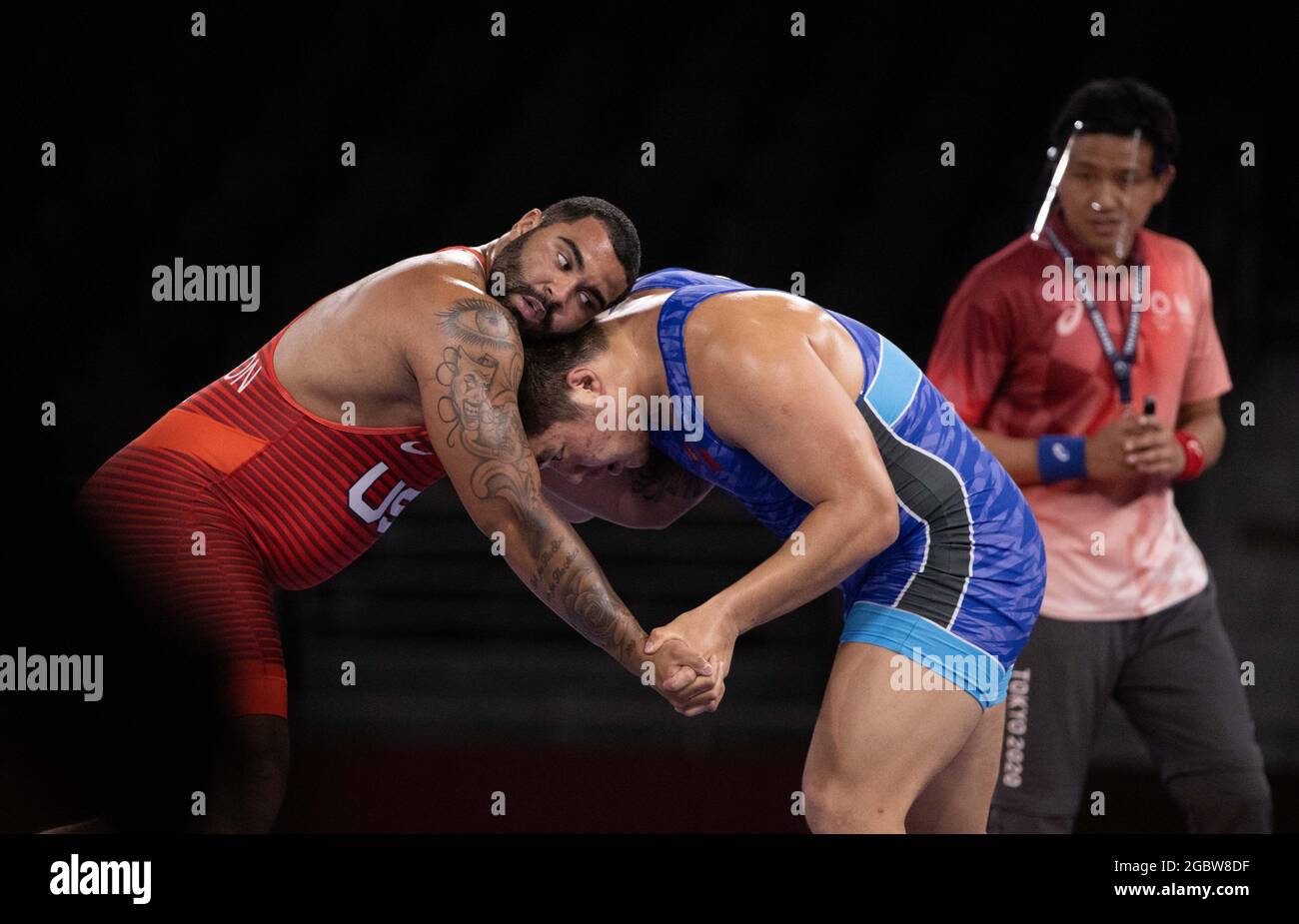 Tokyo olympics 2020 wrestling hi-res stock photography and images - Alamy