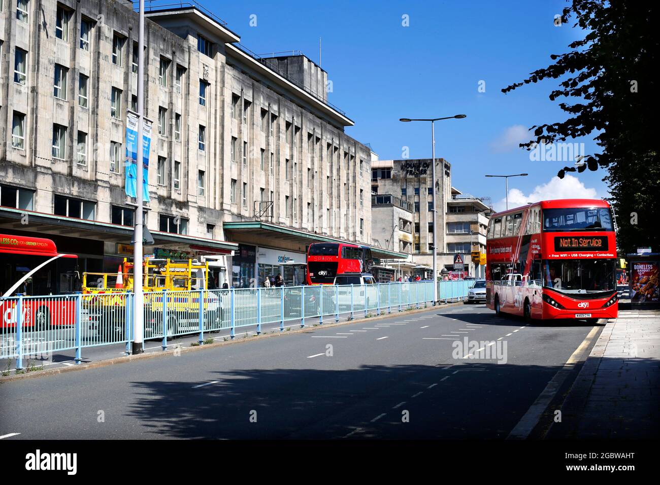 Plymouth city centre hi-res stock photography and images - Alamy