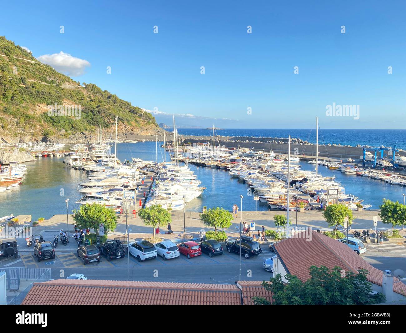View of maratea porto from a balcony hi-res stock photography and ...